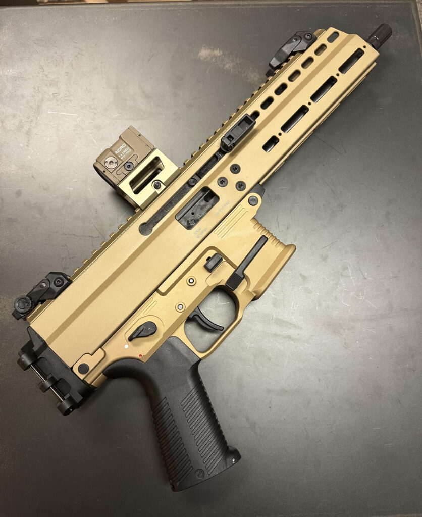 B&T APC9 LIMITED 8.9” Pistol- Coyote Tan With Billet Receiver ...