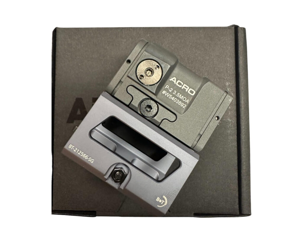 Aimpoint ACRO P-2 3.5 MOA Sniper Grey +B&T 39mm Grey QD mount – Axarms