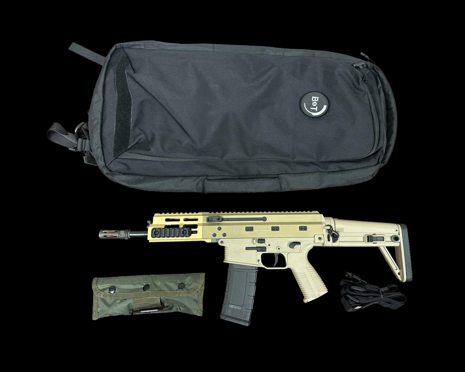 B&T APC300 PRO Coyote Tan SBR with Anodized Tan Receiver & ANO ...